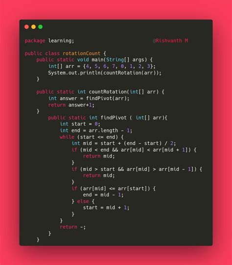 Day 17 Of Problemsolving With Java Rishvanth M Posted On The Topic Linkedin