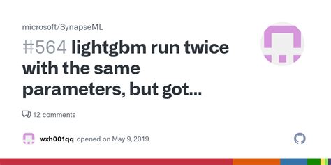 lightgbm run twice with the same parameters but got different result