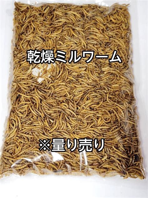 Yahooオークション ドライミルワーム200g 鳥類 鶏 文鳥 セキセイイ