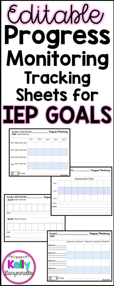 Progress Monitoring Free Printable Data Collection Sheets For Iep Goals Prntbl