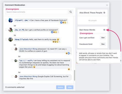facebook s new feature will help you keep your comments sections clean