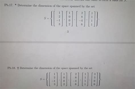 solved need help with q17 and q18 and from matrix