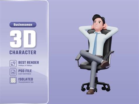 فایل Psd فتوشاپ کاراکتر سه بعدی پسر پستچی در حال تحویل بسته پستی به