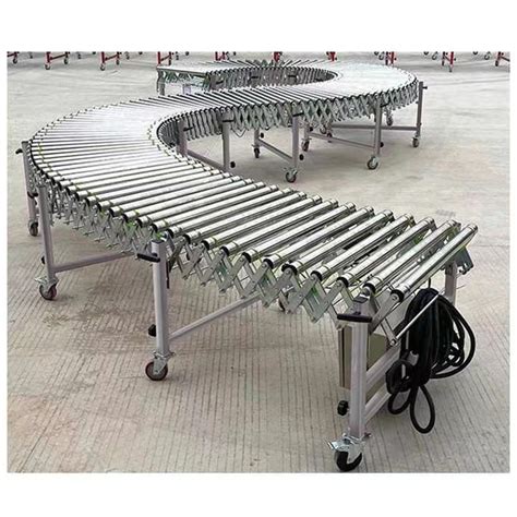 Express Logistics Sorting Line Turns Flexible Conveyor Machine Flexible Conveyor And Conveyor