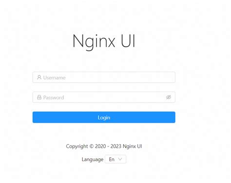 Nginx 的ui管理界面nginx Ui Csdn博客