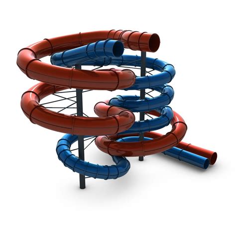 아쿠아 파크 슬라이드 3d 모델 10 3ds Obj Fbx Max Free3d