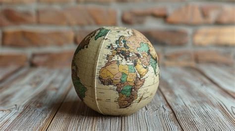 Premium Photo Holographic Globe With Rotating Continents And Shimmering Oceans Hologram