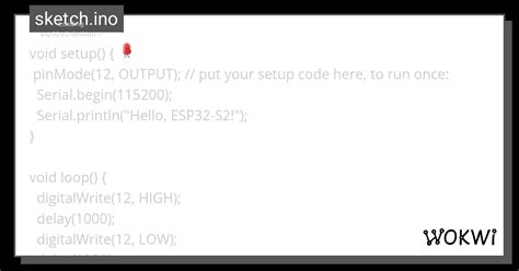 Esp 32 Led Blinking Wokwi Esp32 Stm32 Arduino Simulator