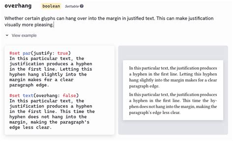 example for overhang property of text doesn t actually illustrate what