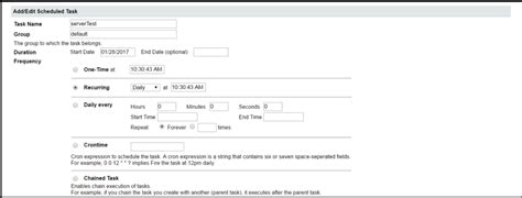 Server Settings Scheduled Tasks Coldfusion Tuning Guide
