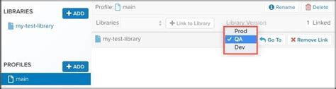 manage profile libraries profile libraries tealium docs