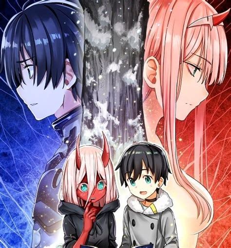 Аниме любимый во Франксе или ж милый во Франксе Далекое будущее