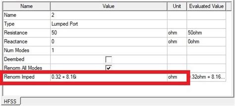 Is There Any Way To Match The Port Impedance Automatically On Hfss