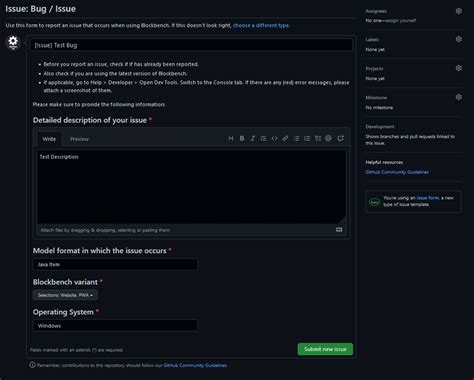 migrate issue templates to forms by mysterious dev · pull request 1619