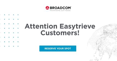 Broadcom Mainframe Software On Linkedin As An Easytrieve Customer You Can Now Play With The