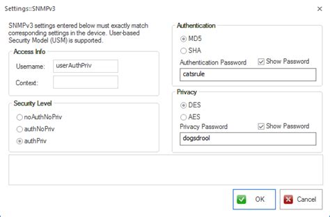 SNMPv Configuration