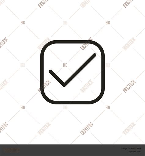 Check Mark Symbol Vector And Photo Free Trial Bigstock