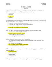 Problem Set 3 Answer Key Docx Econ 104 Intro Micro Prof D Evelyn Fall 2020 Problem Set 3
