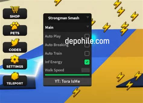 Roblox Strongman Smash Script Enerji Farm Hilesi İndir