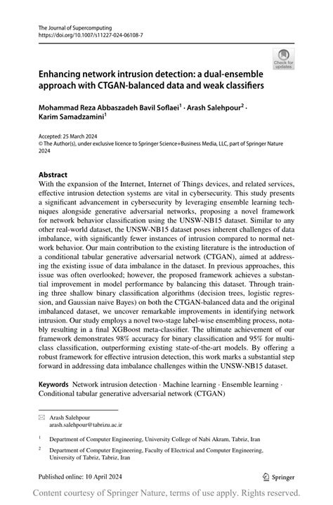 Enhancing Network Intrusion Detection A Dual Ensemble Approach With