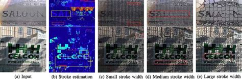 The Input Images Are Shown In A The Detection Results Of The Swt And