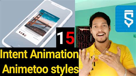 Intent Animation Animatoo Styles Project In Sketchware Pro