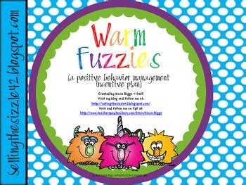 Warm Fuzzies! A Positive Behavior Management System | TpT