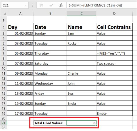 How To Count Non Empty Cells In Excel Tpoint Tech
