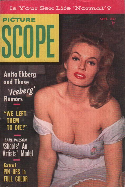 Picture Scope September 1957 Is Your Sex Life Normal Magazine
