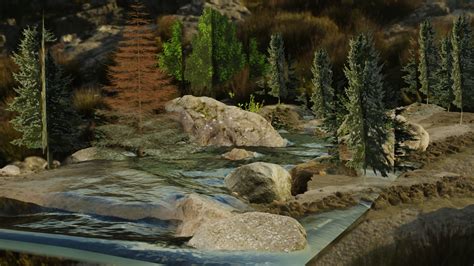 water simulation free 3d model animated cgtrader