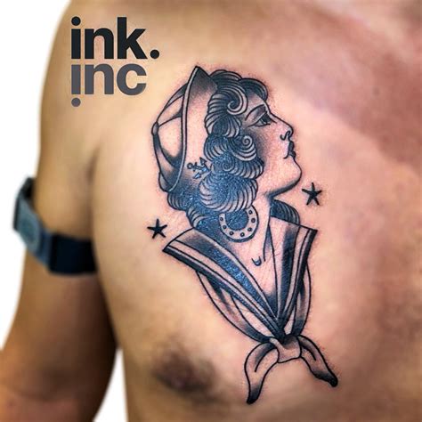 Traditional Sailor Girl Tattoos