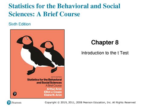 SOLUTION Chapter Introduction To The T Test Presentation Studypool