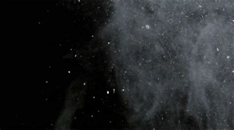 White Flickering Particles Ascending And Stock Video Pond