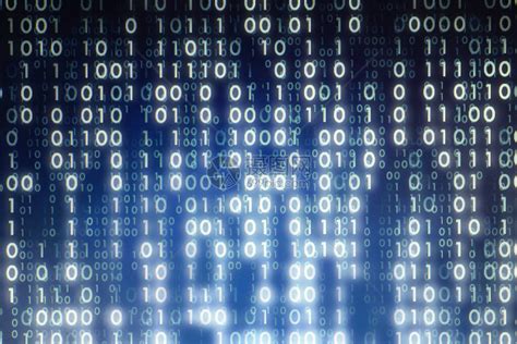显示二进制代码的计算机显示器屏幕的多重曝光照片由不均匀照明和发光的蓝白二进制数据概念构成的数字高清图片下载 正版图片504341275 摄图网
