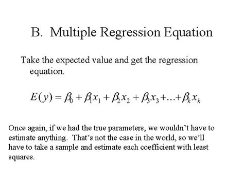 Chapter 15 Multiple Regression I The Multiple Regression