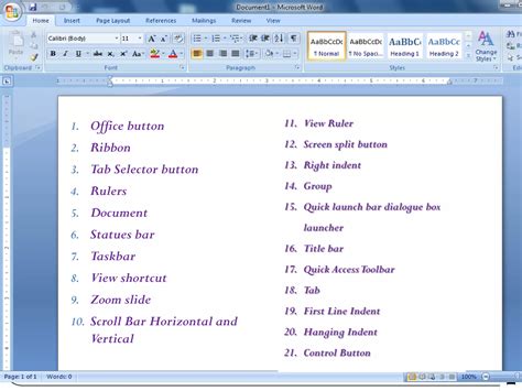 Ms Word 2007 Pptx PDF