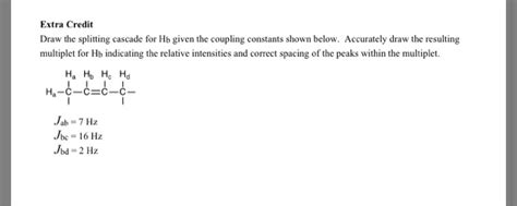solved extra credit draw the splitting cascade for hb given