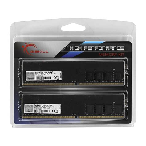 Комплект модулей памяти G Skill F4 2400c15d 16gns Ddr4 16gb Dimm 16 Gb Kit 2x8gb 15 15 15