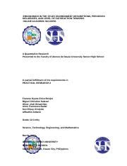 CPT PPT Project FINAL PAPER Docx ERGONOMICS IN THE STUDY ENVIRONMENT DESCRIPTIONS PERCEIVED