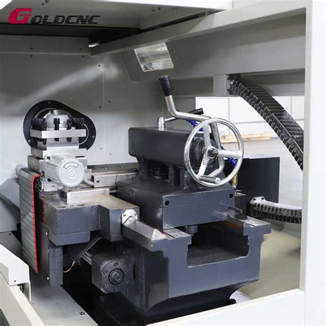GOLDCNC High Efficiency Automatic CNC Lathe CAK China CNC Lathe Machine With Fanuc Control