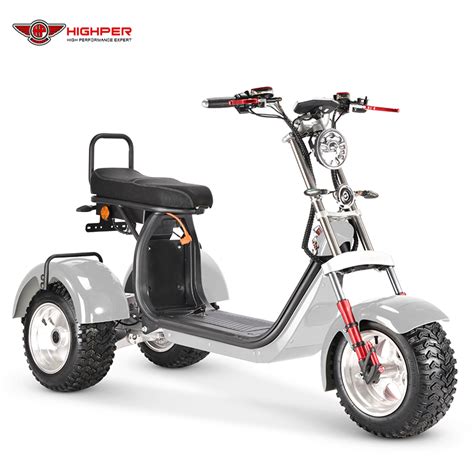 Кина Електричен скутер Citycoco Cor Pink Electric Passenger Tricycle