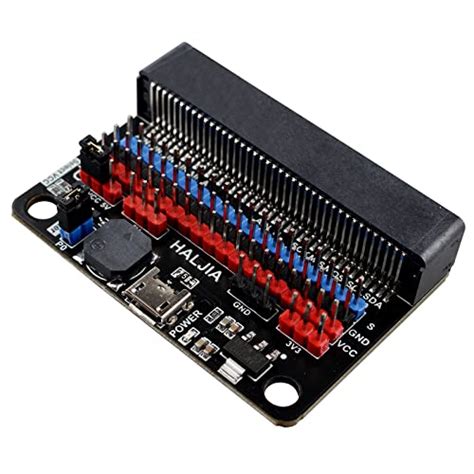 HALJIA Expansion Board With Buzzer Adapter Compatible With BBC Micro Bit V2 V1 Controller Board