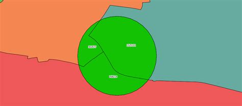 Polygon Calculating Size Of Particular Area Below Buffer In QGIS Geographic Information