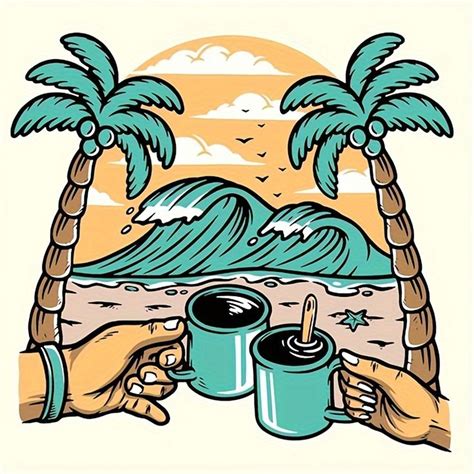 Temu｜1pc 20cm 20cm787in 787in 해변 그림 프레임 장식 선물 모자이크 다이아몬드 아트 페인팅 키트 가정 장식 및 방 벽 장식이없는 5d