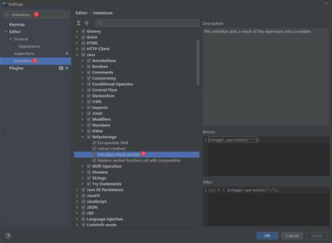 idea 自动补全 局部变量 被关闭 怎样开启 introduce local variable