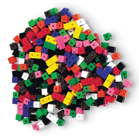 Interlocking Gram Unit Cubes 1000 Pieces