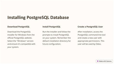 Ppt Steps To Install Odoo 160 On Windows A Comprehensive Guide