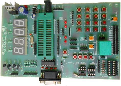robosoft labs avr development board for atmega16 atmega32 40 pin