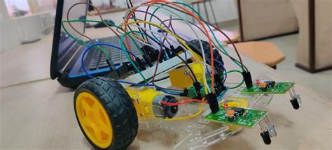 Hey Just Ended Up Making A Line Follower Bot Using •arduino Uno