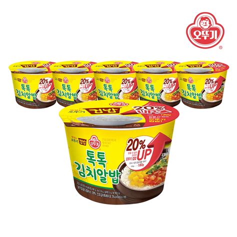 오뚜기 맛있는 오뚜기 컵밥 톡톡김치알밥 증량 222g X 6개 홈플러스 익스프레스